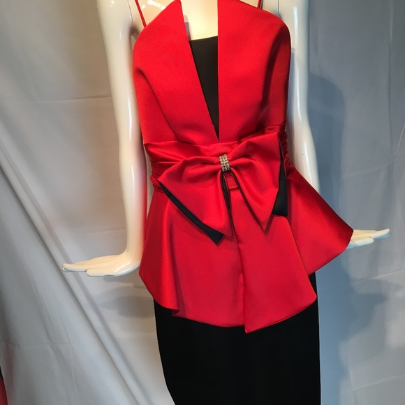 Night Way Collections | Dresses | Bowtalicious Run Way Style Red Black ...